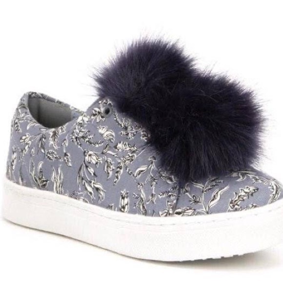 Sam Edelman | Shoes | Sam Edelman Laya Platform Pom Pom Floral Sneakers ...